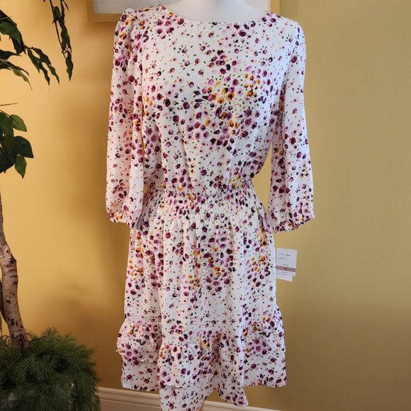 Gabby Skye | Dresses | Gabby Skye Floral Dress Wmatching Mask Nwt ...